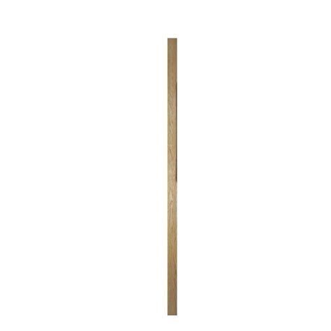 Solid White Oak 1 5m Half Newel Post 43x90mm Stop Chamfered