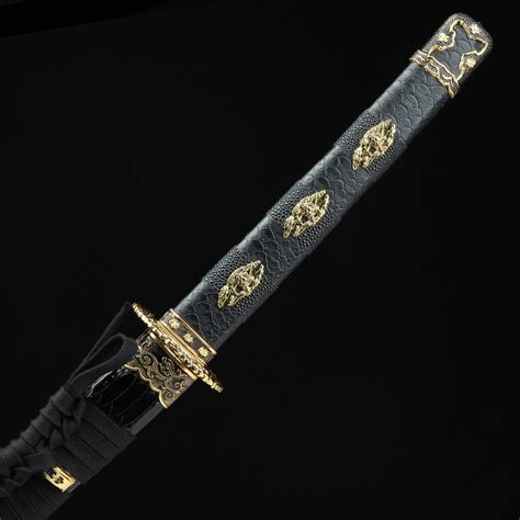 Épée De Samouraï Japonais Faite à La Main En Acier Au Manganèse à Haute