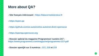 Expert Day 2019 HA Et SAP How QA Is Done PPT