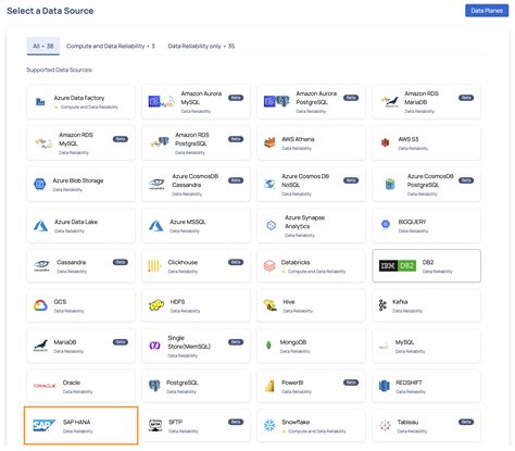 sap hana acceldata data observability cloud