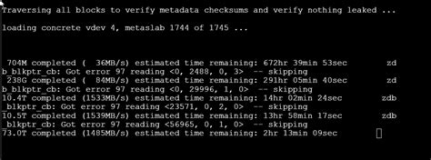 solved identifying permanent error corruption truenas community