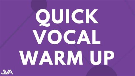 VOCAL WARM UP EXERCISE YouTube