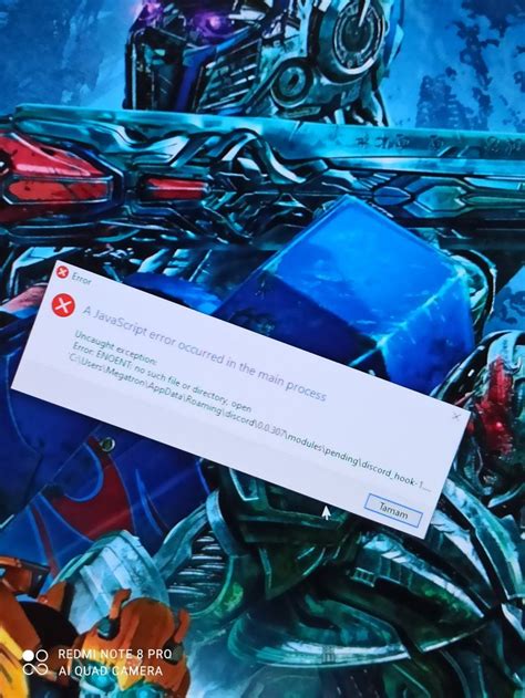 Discordta Javascript Hatası Technopat Sosyal
