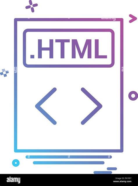 File Files Html Icon Vector Design Stock Vector Image And Art Alamy