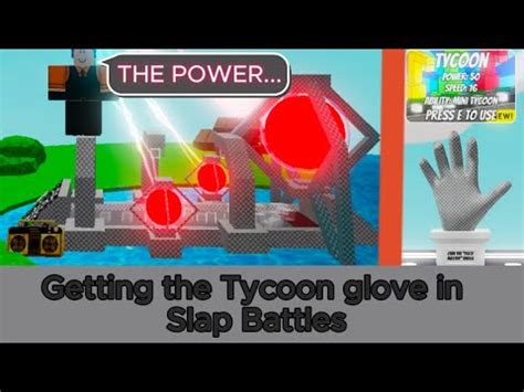 How to get the Tycoon Glove in Slap Battles. | 2024 Roblox Tutorial - YouTube