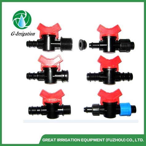 Farmandgardern Plastic Irrigation Mini Valve For Drip Tape Sprinkler