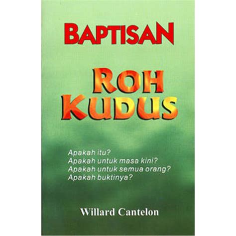 Jual Buku Baptisan Roh Kudus Shopee Indonesia