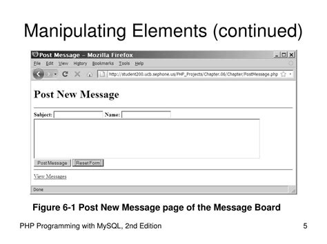 Ppt Chapter 6 Manipulating Arrays Php Programming With Mysql 2 Nd