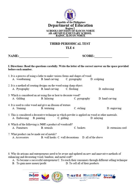3rd Pt Tle 6 Download Free Pdf Recycling Switch