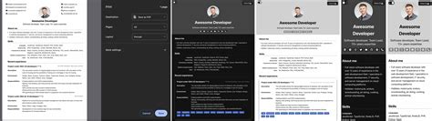Github Agm1nawesome Cv Builder Here You Can Create Your Own Awesome Cv Resume With Great
