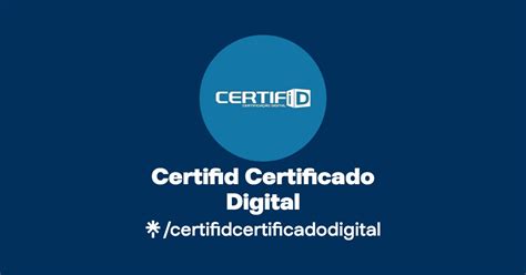 Certifid Certificado Digital Instagram Facebook Linktree