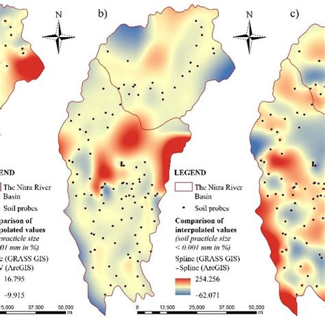 Comparison Of Grass Gis Spline With Other Interpolation Methods For Co