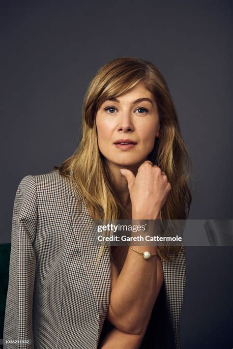 Actor Rosamund Pike From The Film A Private War Poses For A
