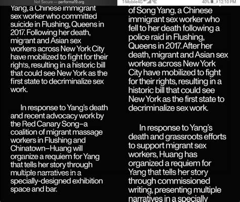 A Performa Production Co Opted The Story Of A Sex Worker