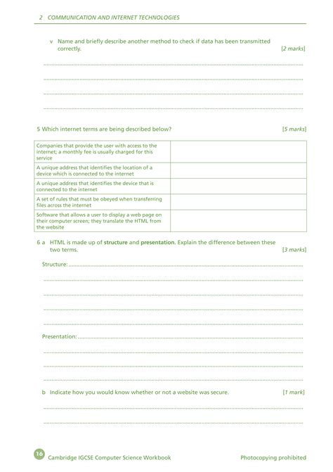 cambridge igcse computer science workbook pdf