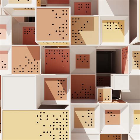 Random Cubes Tower With Gradient Pattern Grasshopper On Behance