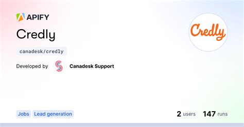 Credly Deprecated · Apify