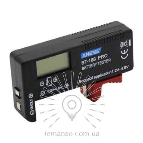 Універсальний тестер заряду батарей Aneng BT-168 pro | LEMANSO™