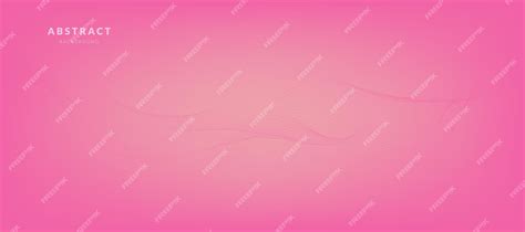 Premium Vector Abstract Pink Gradient Background Template With Wavy Lines