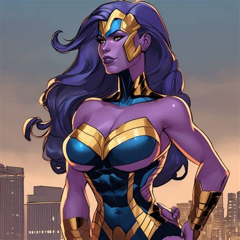 Female Sexy Thanos By Mort Aux Arts On Deviantart