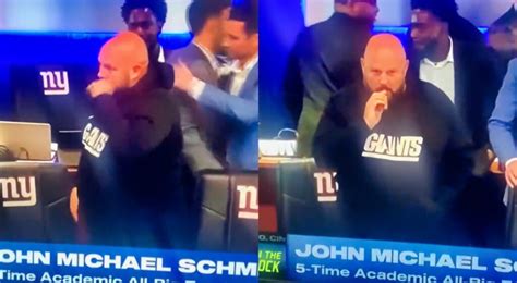 Giants Hc Brian Daboll Caught Ripping Vape During Draft Video