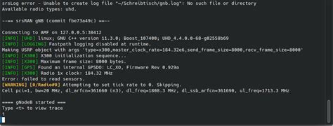 Connection Issues Using USRP X310 On SrsRAN Project 5G Srsran SrsRAN
