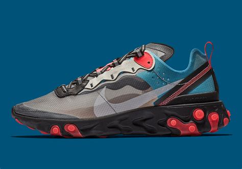 La Nike React Element 87 enchaîne avec un combo Blue Red Black | WAVE®
