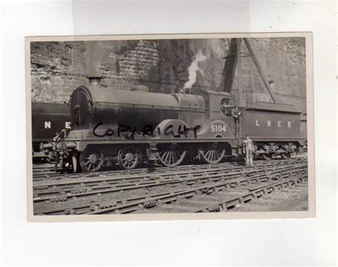 Rail Photo Lner Gcr 440 D9 5104 Liverpool Brunswick Shed Clc £2 89