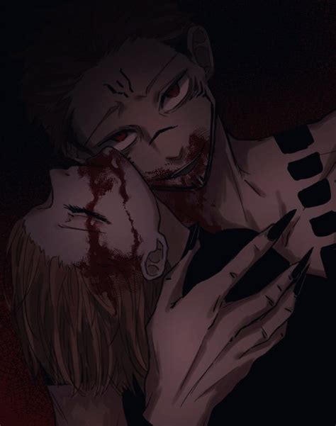 Kugisaki Nobara And Ryoumen Sukuna Jujutsu Kaisen Drawn By Znrlktzl