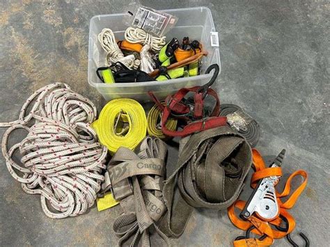 Ratchet Straps Rope More Mclaughlin Auctioneers Llc Mc