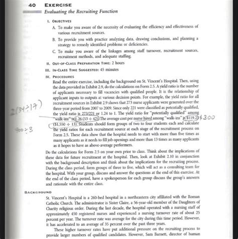 Solved 40 Exercise Evaluating The Recruiting Function 1