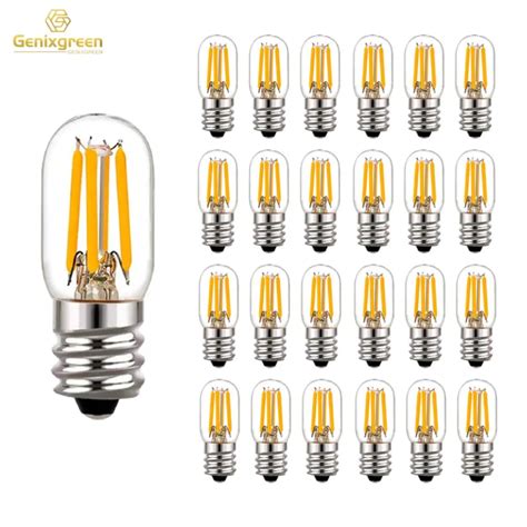 T20 2วัตต์ Dimmable เอดิสันหลอดไฟ Led E12 E14ท่อ Led เส้นใยหลอดไฟหลอด