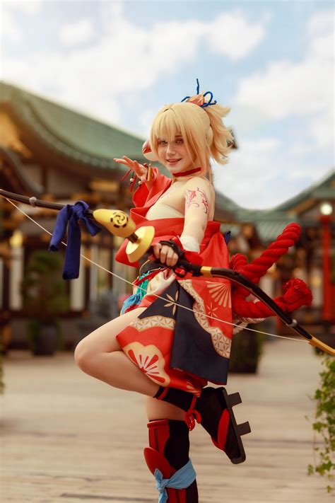 Yoimiya Cosplay By Me Neyrodesu Rgenshinimpact