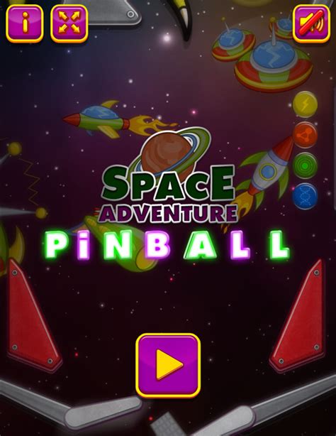 🕹️ Play Space Adventure Pinball Virtual Pinball Game In Outer Space