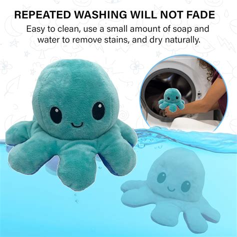 Octopus Reversible Plushie Double Sided Flip Reversible Octopus Plush