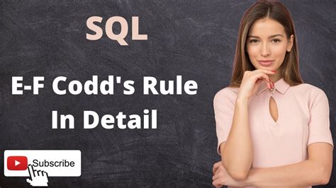E F Code S Rule In Details SQL Tutorial RDBMS Java4u YouTube