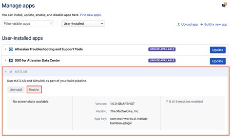 Unable To Add Matlab As A Capability Bamboo Atlassian Documentation