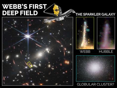 詹姆斯·韦伯太空望远镜迄今为止发现的最遥远球状星团 或包含宇宙最古老恒星 神秘的地球 科学自然地理探索