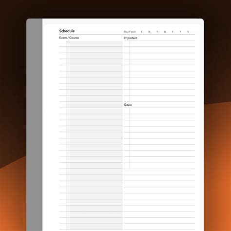 Remarkable Tablet Event Scheduler Planner Einkpads