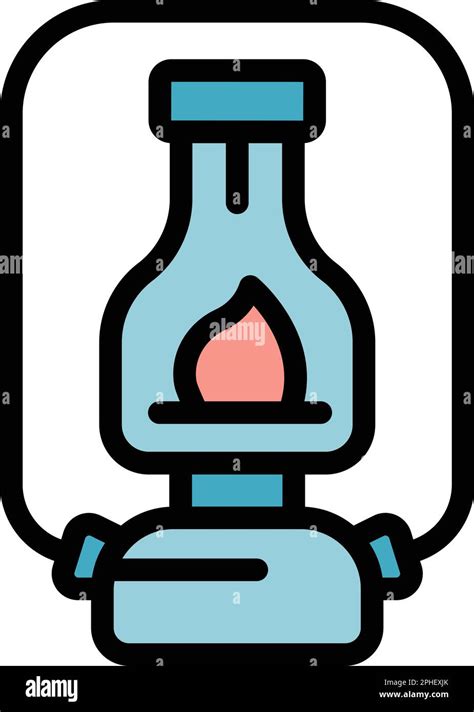 Scouting Lamp Icon Outline Scouting Lamp Vector Icon For Web Design Isolated On White