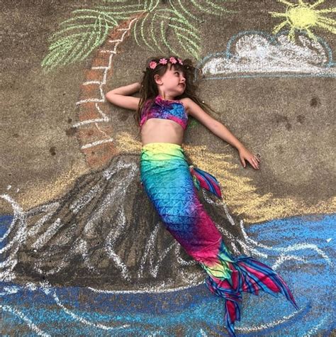Luxury Bold Rainbow Mermaid Tail And Bikini Mini Mermaid Tails Mini