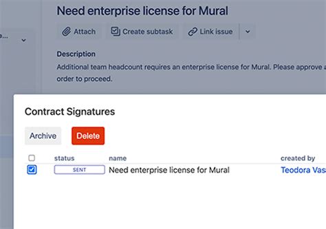 Contract Signatures For Jira Old Street Solutions