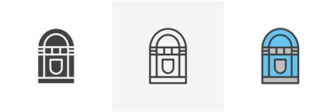 Jukebox Icon Set 49353666 Vector Art At Vecteezy