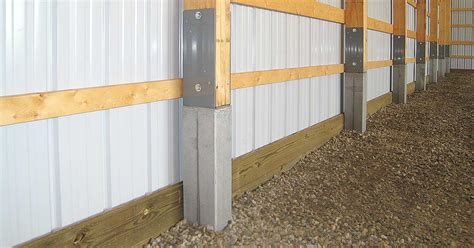 Precast Concrete Columns For Permanent Post Frame Foundations