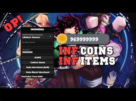 OP Demonfall Script Hack Inf Coins Inf Items Pastebin YouTube