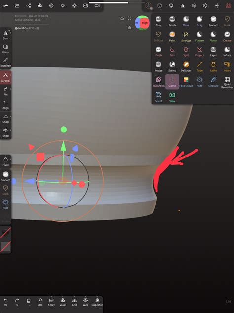 remove part of object symmetrical tips tutorials and help nomad sculpt