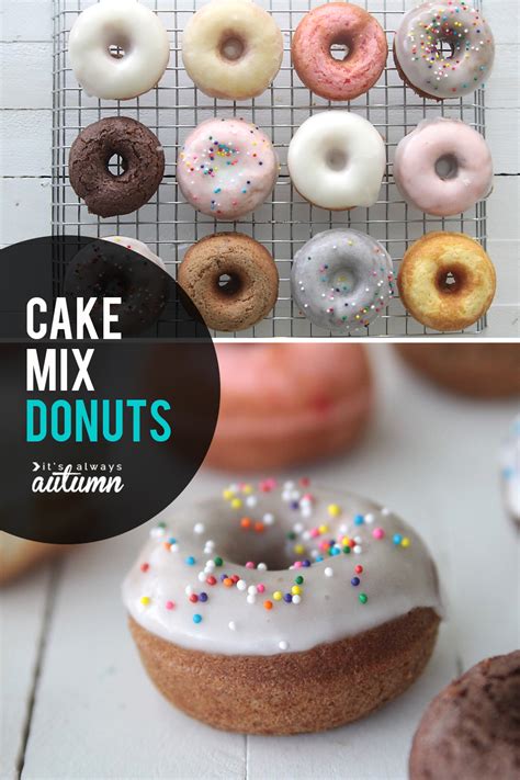 How To Make Mini Donuts {baked Cake Mix Donuts Recipe} Its Always