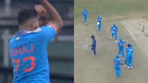 Asia Cup Final Mohammed Siraj Hits Cristiano Ronaldos Siuuu