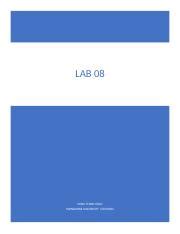 Lab8 Docx LAB 08 CONG THANH NGO SWINBURNE UNIVERSITY COS10004 2 The