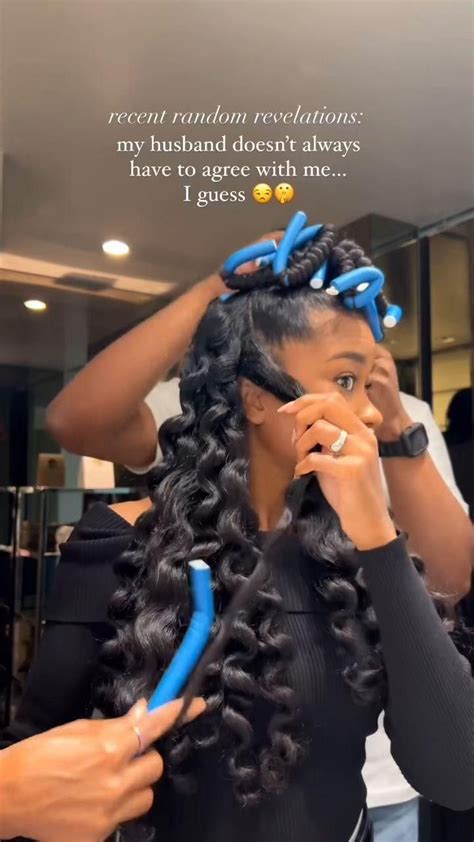 Her Hair Is Everything 😍 ️ Ebscurlytv Does The Cutest Wand Curl